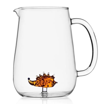 Carafe Verre Marron 13X13 Animal farm | Maisons du Monde