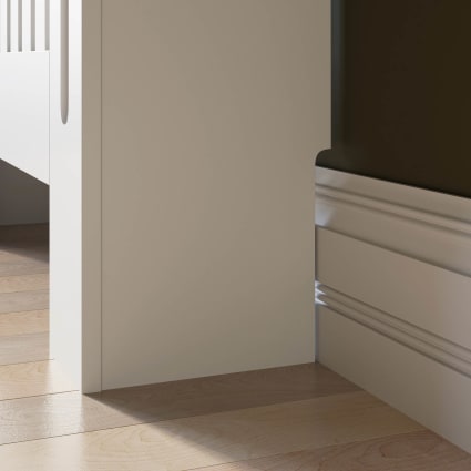 Cubierta para radiador de lamas, tablero mdf, 112 x 19 x 82 cm, blanco ...