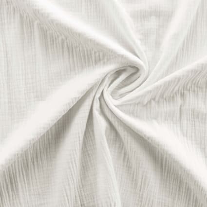 Parure de lit gaze de coton angelia blanc 140x200 cm | Maisons du Monde