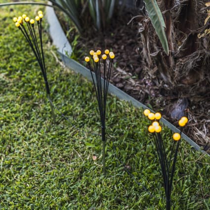 Conjunto de 18 antorchas solares 180 bolas autotag_color H70CM Lyra ...