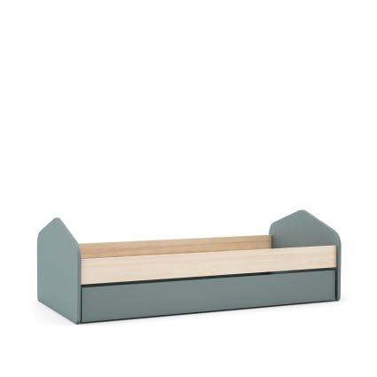 Lit simple avec tiroir coulissant 205x100 cm Léonie | Maisons du Monde