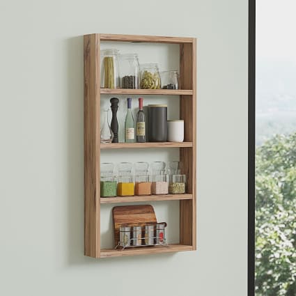 Wandregal mit 4 Ablagen H80 cm - LYA - Kieferoptik Lya | Maisons du Monde