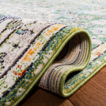 Tapis Polypropylène Vert/Turquoise 201 X 201 cm Madison | Maisons du Monde