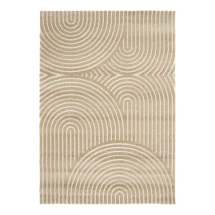 Sehr weicher Teppich mit Relief-Effekt, 200 x 290 cm, bruin Groove ...