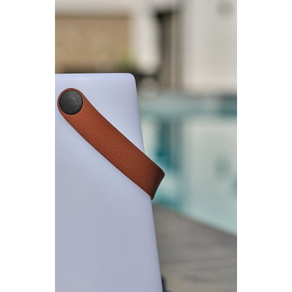 Kabellose Bluetooth-LautsprecherLámpara mit Ledergriff Lumorea ...