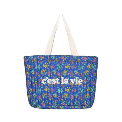 Sac de plage bleu 45 x 35 x 10 cm | Maisons du Monde