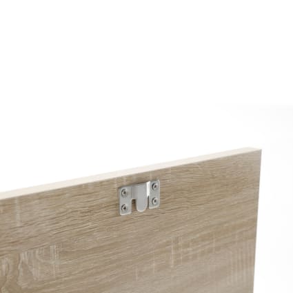 Testata letto 165 x 60 cm Colore rovere, Rattan naturale Musa | Maisons ...