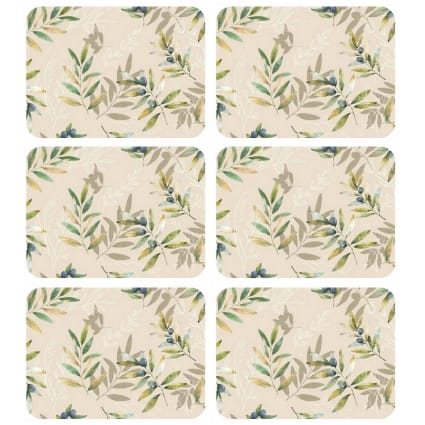 Lot de 6 sets de table motif provençal 28 x 43 cm Oliba | Maisons du Monde