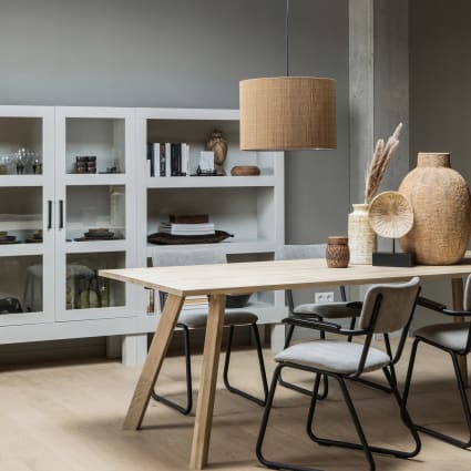 Armoire - Pin - Brouillard - 160X107x39 Bonk | Maisons du Monde