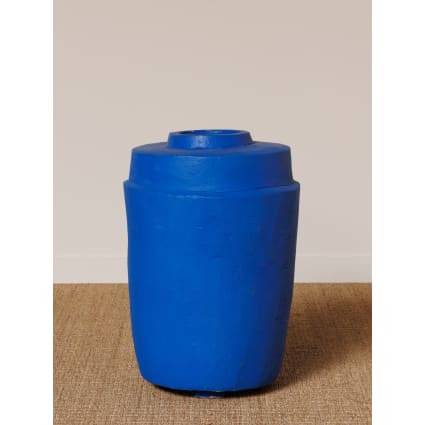 Maceta de papel maché azul H54 Maché | Maisons du Monde