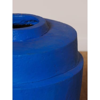 Maceta de papel maché azul H54 Maché | Maisons du Monde