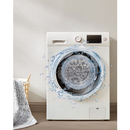 Alfombra redonda con diámtero de 160 cm de color gris paloma Venus ...