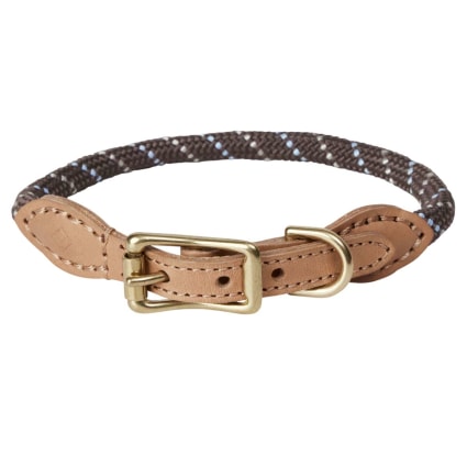 Collier marron en cuir Ø0,8x64cm PERRY | Maisons du Monde