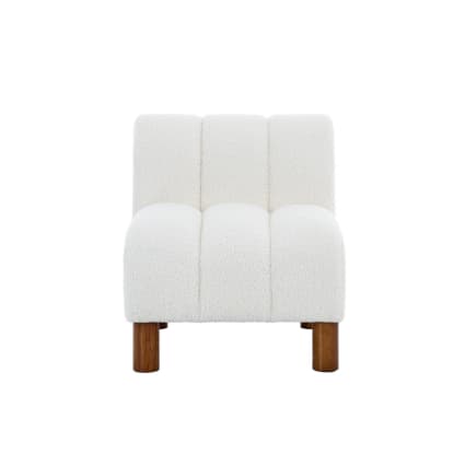 Silla infantil de madera de hevea y borreguito, blanco Angel kids ...