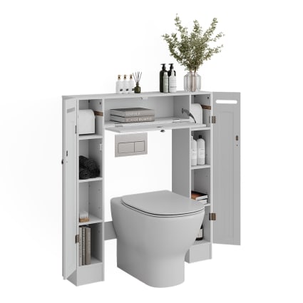 Armoire toilette distributeur papier toilette à gauche à droit 89x99cm ...