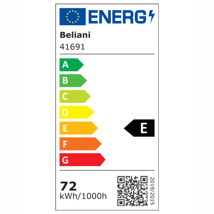 Ventilatore a soffitto con luce con telecomando led blu Logar | Maisons ...