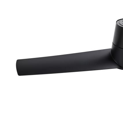 Ventilatore a soffitto con luce con telecomando led nero Canete ...