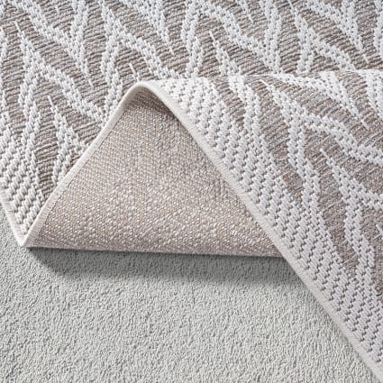 Tappeto esterno boho terrazza salotto, crema beige, 80 x 150 cm Calgary ...