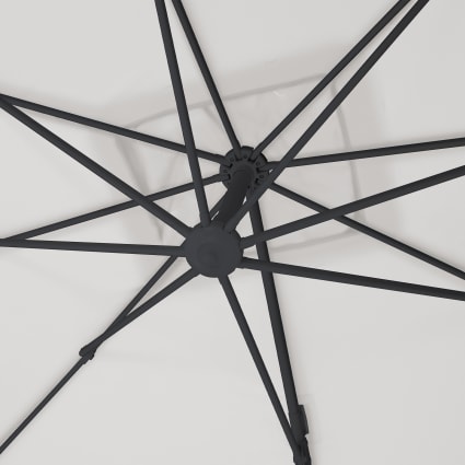 Ombrellone da giardino antracite 300 x 300 cm Nima | Maisons du Monde