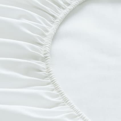 Bettwäsche 140x200 Weiß mit Laken 90x190/200 und Kissen 50x70 Parure de ...