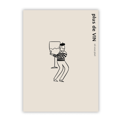 Poster more wine please, 30x40 cm Bebidas | Maisons du Monde
