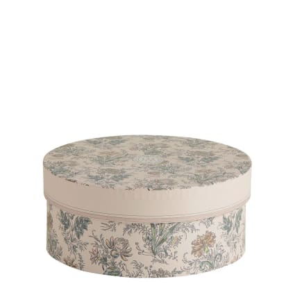 lot de 2 boîtes de rangement voile de lin | Maisons du Monde