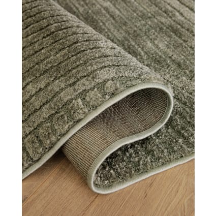 Tapis à relief vert olive design 120x170 cm Bolen | Maisons du Monde