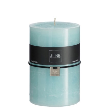 Bougie cylindrique 120H Azur 10x10x15 cm | Maisons du Monde