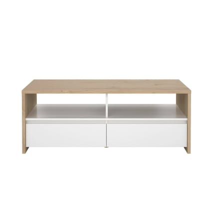 Table basse en bois mélaminé chêne brun Shote | Maisons du Monde