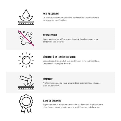 Tapis uni design en polyester noir Ø 120 Dave | Maisons du Monde