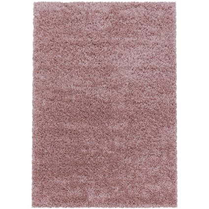 Tapis à poils longs doux rose 120x170cm Doux | Maisons du Monde