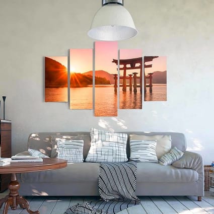 Tableau le japon paysage 6 250 x 120 cm | Maisons du Monde