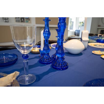 Copas de vino con tallo diamante azul - set de 4 | Maisons du Monde