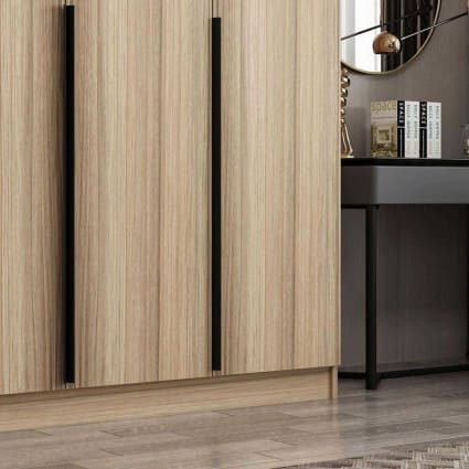 Armoire en aggloméré effet chêne kale plus | Maisons du Monde