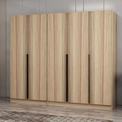 Armoire en aggloméré effet chêne kale plus | Maisons du Monde