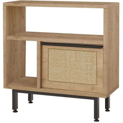 Bout de canapé en aggloméré et effet cannage only | Maisons du Monde