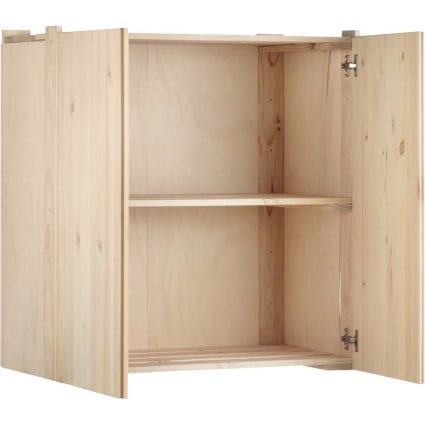 Armoire de rangement en pin massif nova 76.5 x 40.5 x 79.5 cm | Maisons du Monde