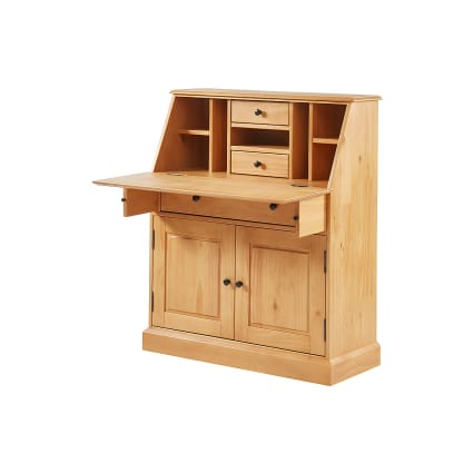 Escritorio secreter pino color natural claro Cleore | Maisons du Monde