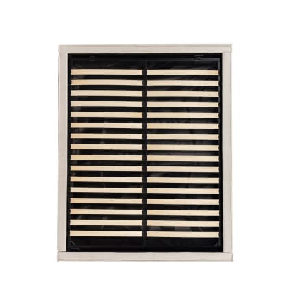 Lit coffre en tissu 140x190cm - Beige Liberio | Maisons du Monde