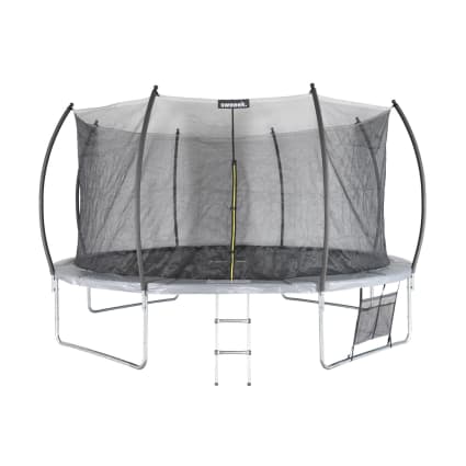 Trampolino 430cm rete interna con set di accessori, grigio Venus inner ...