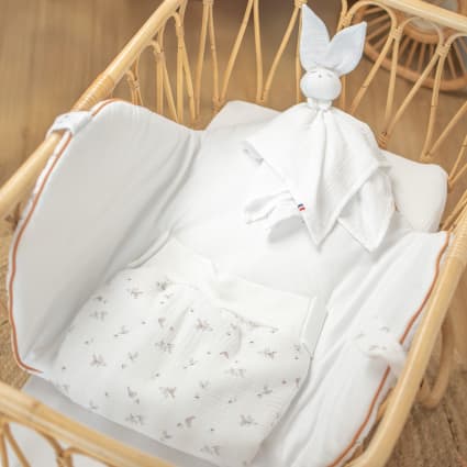 Saco de dormir de algodón melody Blanco Dès la naissance 6 mois Melody ...