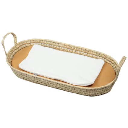 Set panier à langer bébé double gaze camel 77x36 Jeanne | Maisons du Monde