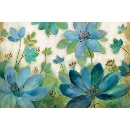 Tableau de fleurs fleur de paon imprimé sur toile 90x60 cm | Maisons du ...