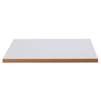 Plateau de table carré blanc 60cm La villette | Maisons du Monde