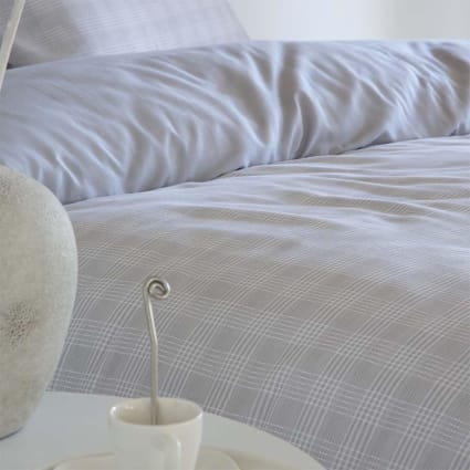 Funda nórdica Satén Algodón 200 Hilos Gris 240x220 Cama 150 Nervion ...