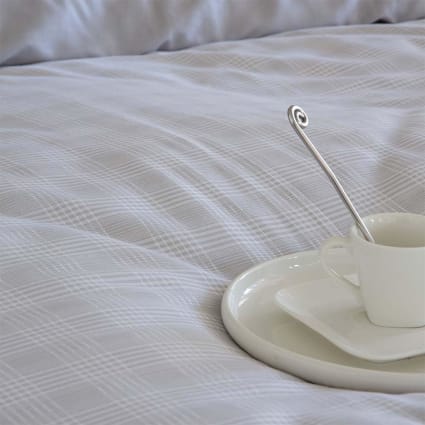 Funda nórdica Satén Algodón 200 Hilos Gris 240x220 Cama 150 Nervion ...