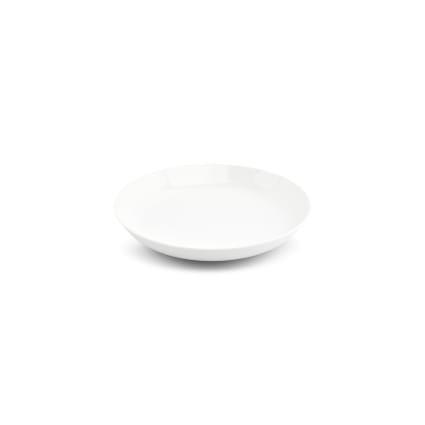 Lot de 6 assiettes creuse blanc en porcelaine 27xh4cm Basic white ...