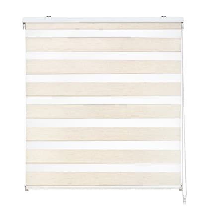 Store enrouleur lin 90 x 250 cm Jour et nuit | Maisons du Monde