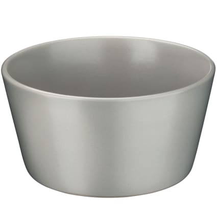 Juego de vajilla para 6 personas, 24 piezas apilables, gris Una ...