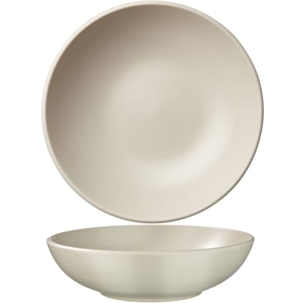 Juego de vajilla para 6 personas, 30 piezas apilables, gris topo Una ...